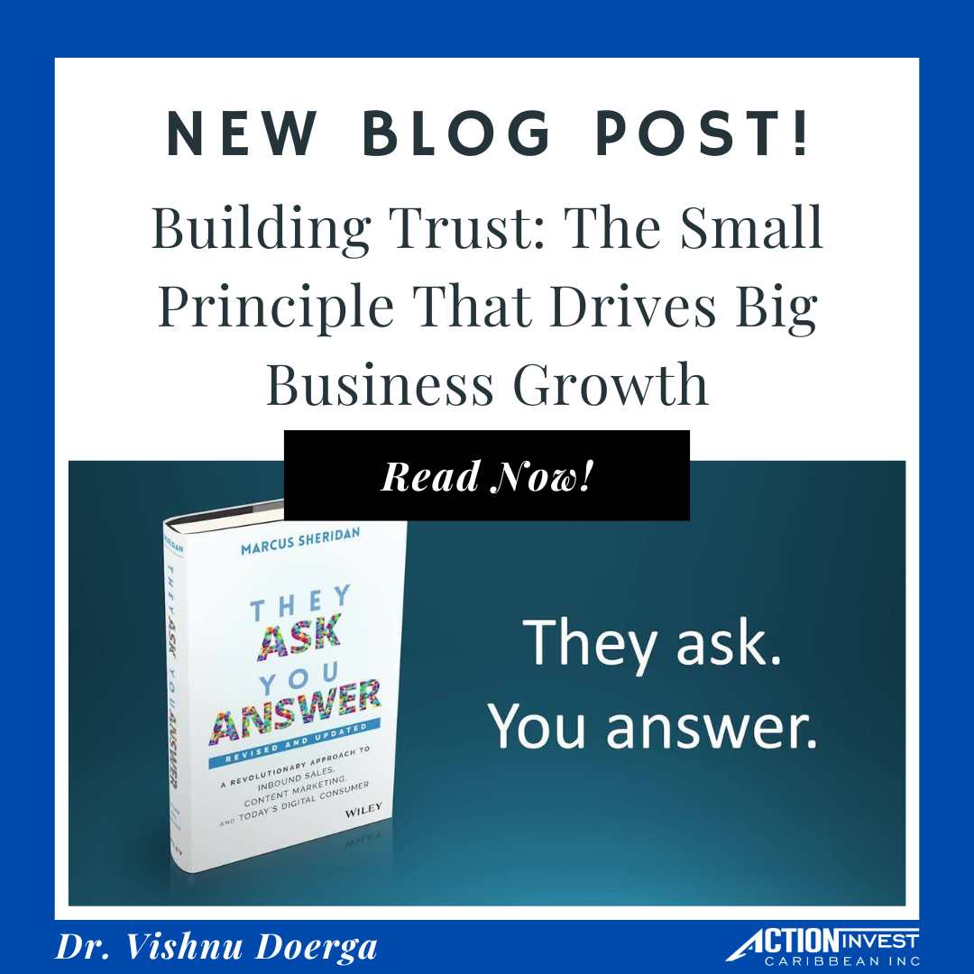 Building Trust: The Small Principle That Drives Big Business Growth - Vishnu Doerga